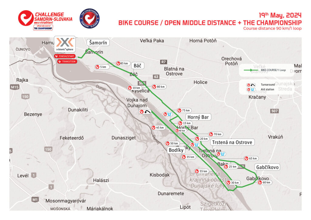 Mapy Challenge Šamorín a The Championship - x-bionic sphere